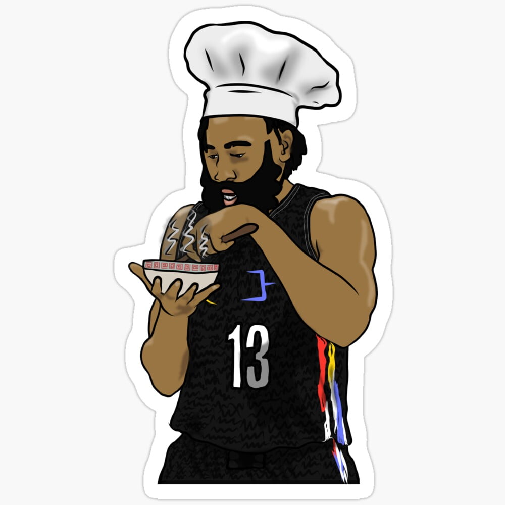 Kira Sticker - Chef Harden Sticker - Single, Trio, Or Squad — Collect ...