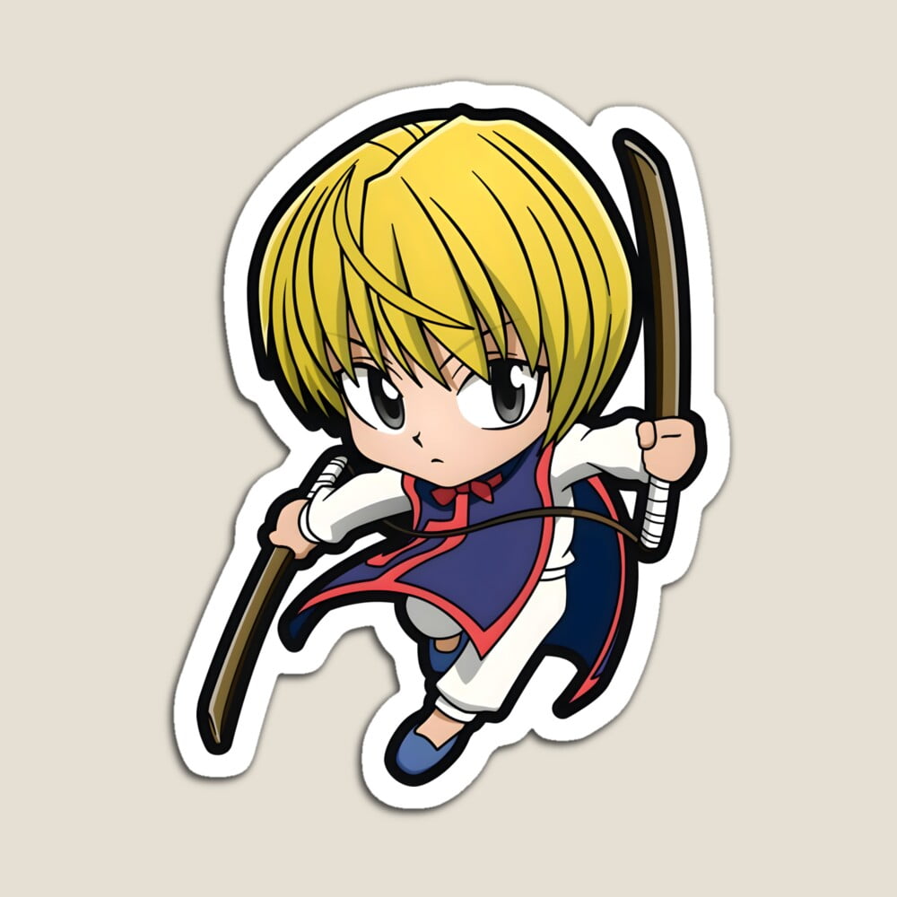Kira Sticker With Chibi Art Work Of Adventure -%[?Hunters?Yj ...