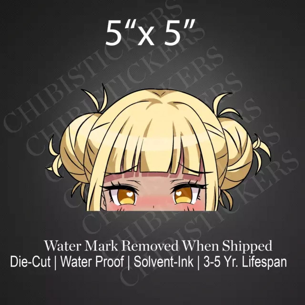 Kira Sticker With Chibi Sad Himiko Toga My Hero Chibi Kawaii Peeker ...