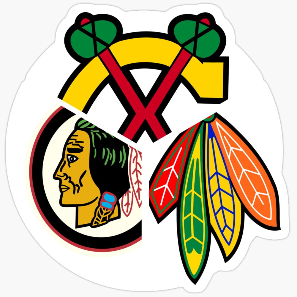 Kira Sticker - Chicago Hockey Logo Triquad Sticker - Single, Trio, Or ...