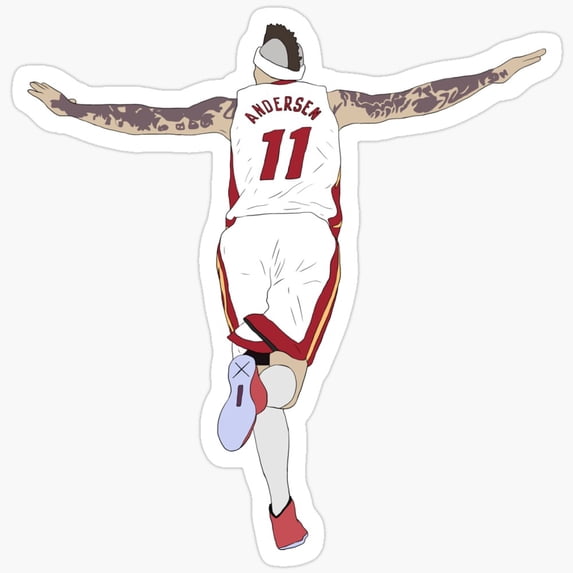 Kira Sticker - Chris Andersen "Birdman" Sticker - Single, Trio, Or ...