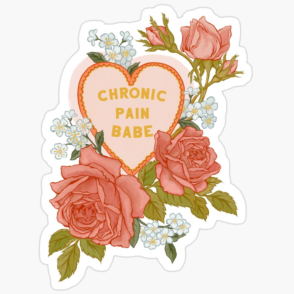 Kira Sticker - Chronic Pain Babe Gift For You - Phone Stickers ...