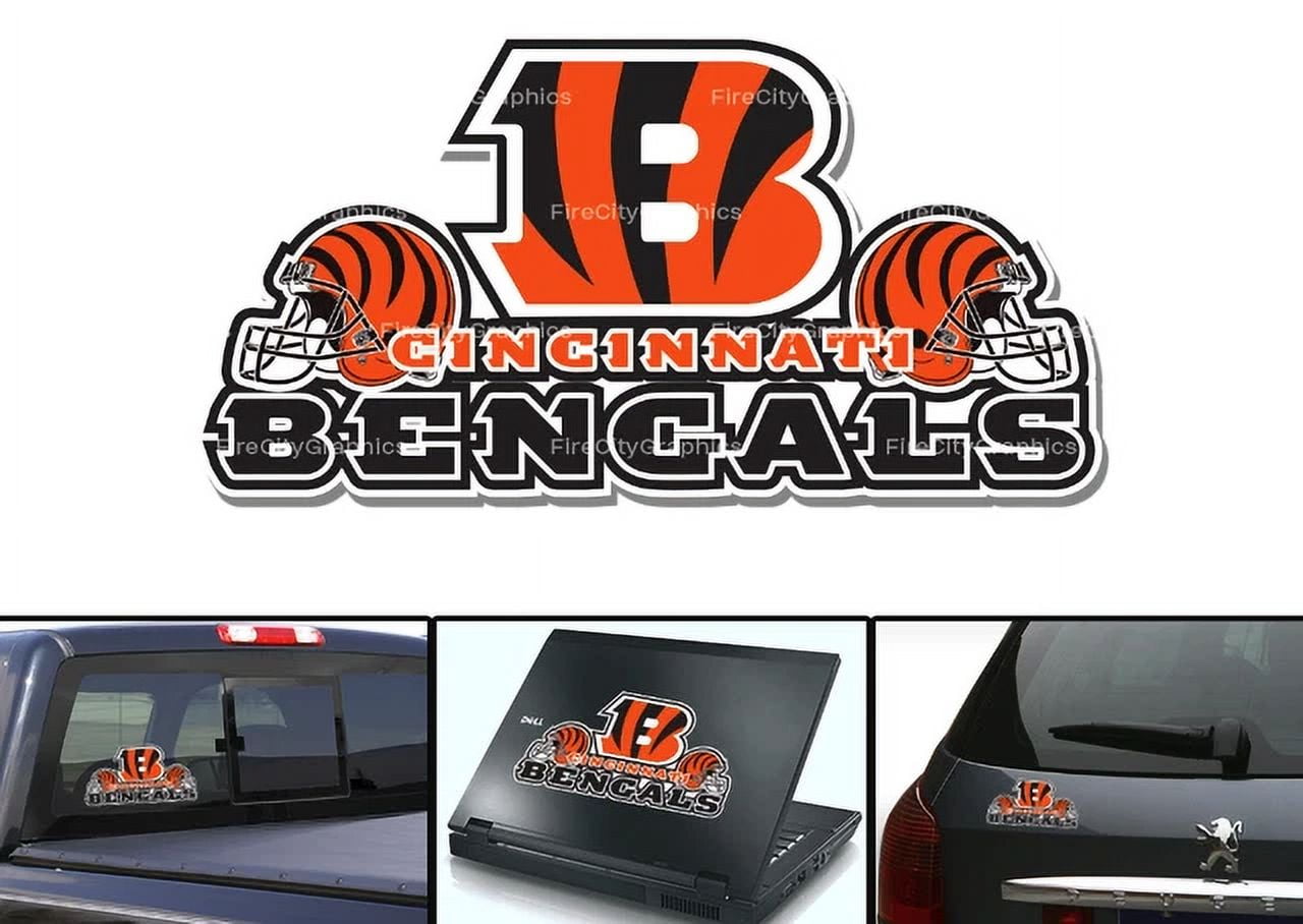 Kira Sticker With Cincinnati Cincinnati Football Team Decal Car Truck ...
