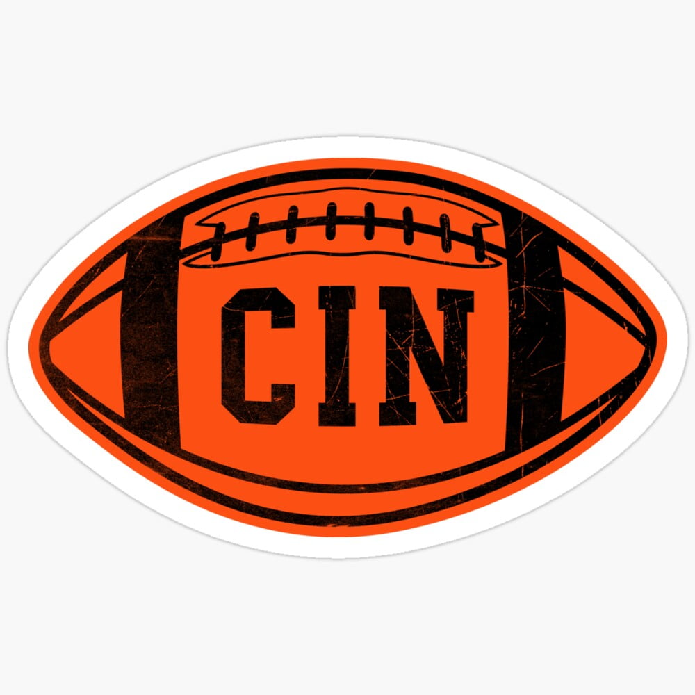 Kira Sticker - Cincinnati Retro Throwback Football - Phone Stickers ...