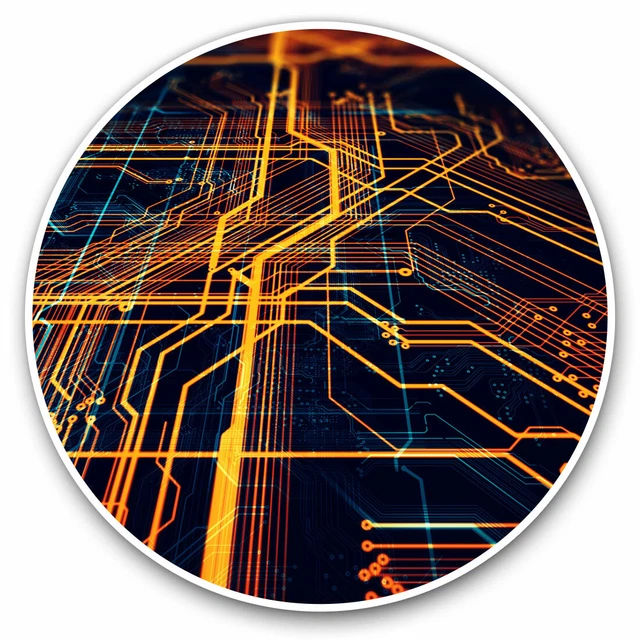 Kira Sticker With Circuit Board Motherboard Computer Cool Gift ...