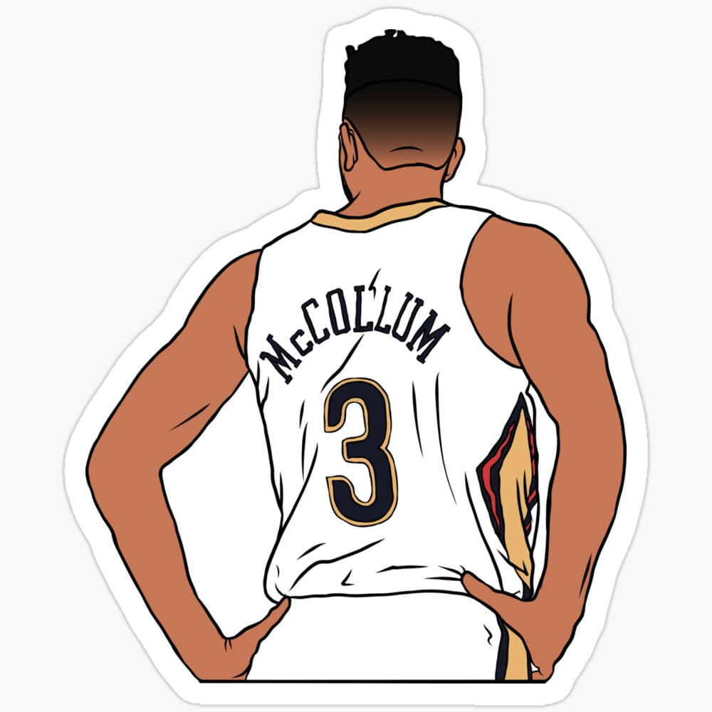 Kira Sticker - Cj Mccollum Back-To Sticker - Single, Trio, Or Squad ...