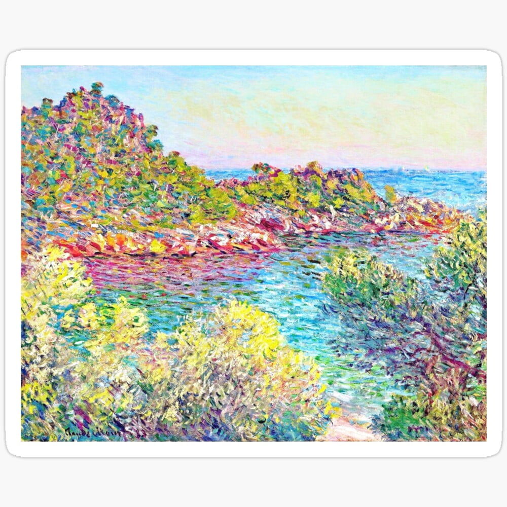 Kira Sticker Claude Monet Landscape Near Montecarlo - Perfect Birthday ...
