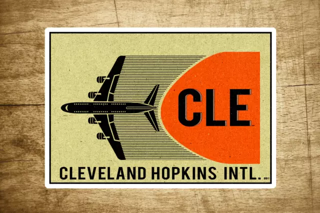 Kira Sticker With Cle Cleveland Hopkins Airport Decal Ohio Decorative ...