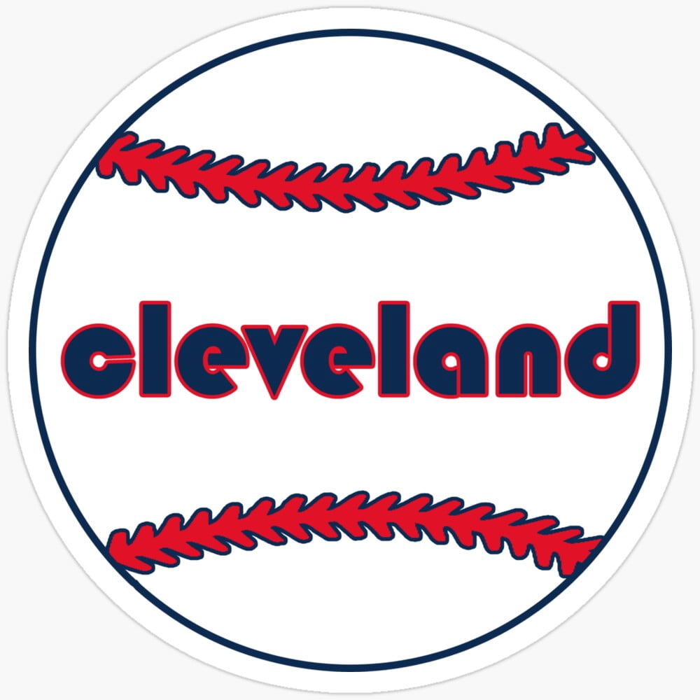 Kira Sticker - Cleveland Retro Throwback Baseball - Phone Stickers ...
