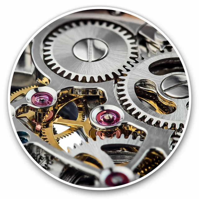 Kira Sticker With Clock Mechanism Mechanical Time Cool Gift Decorative ...