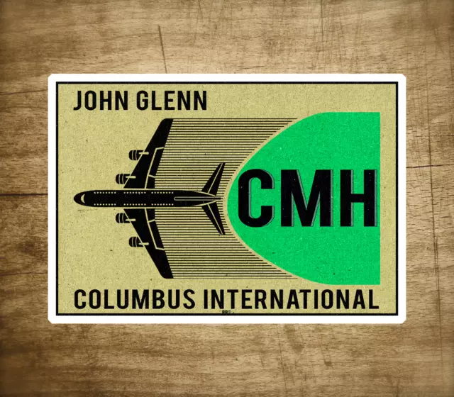 Kira Sticker With Cmh Columbus Ohio Airport Code Decal John Glenn ...