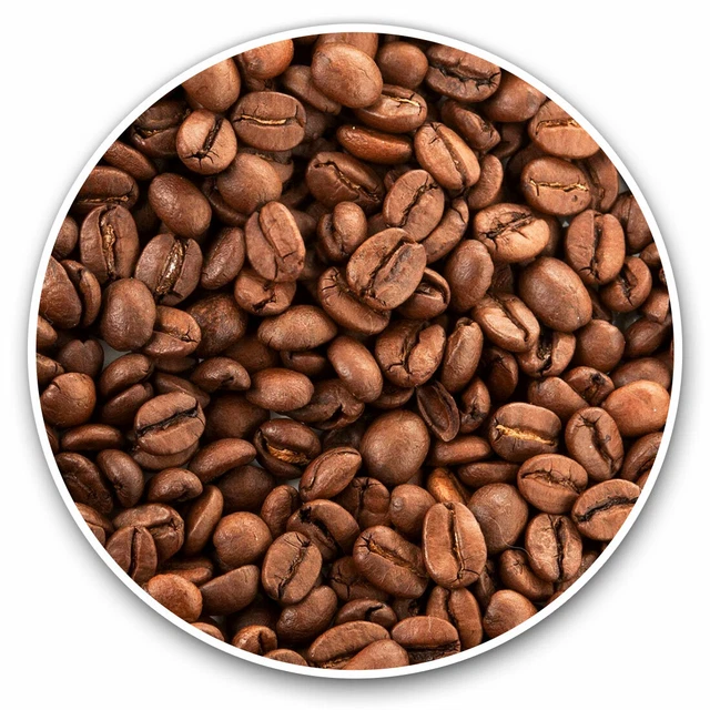 Kira Sticker With Coffee Roasted Beans Drinks Cafe Cool Gift Decorative ...