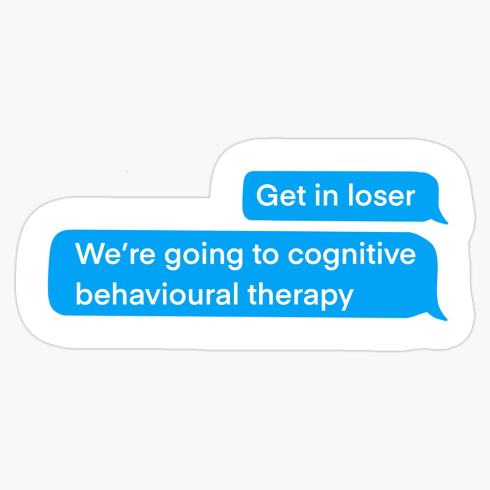 Kira Sticker - Cognitive Behavioural Therapy Perfect Gift for everyone ...