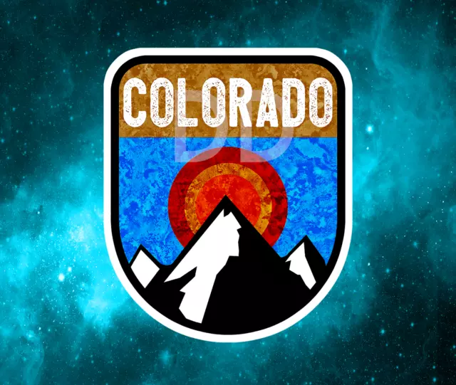 Kira Sticker With Colorado Mountains Outdoors Decal Breck Vail Aspen ...
