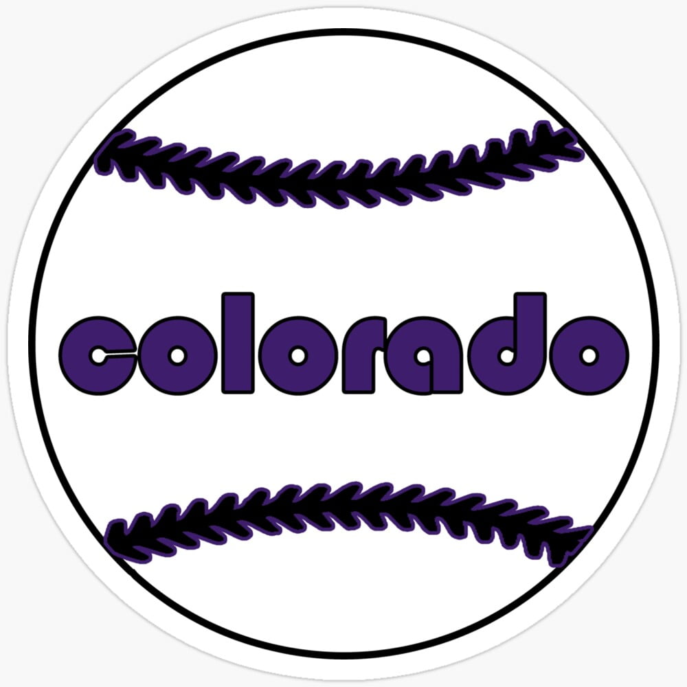 Kira Sticker - Colorado Retro Throwback Baseball - Phone Stickers ...