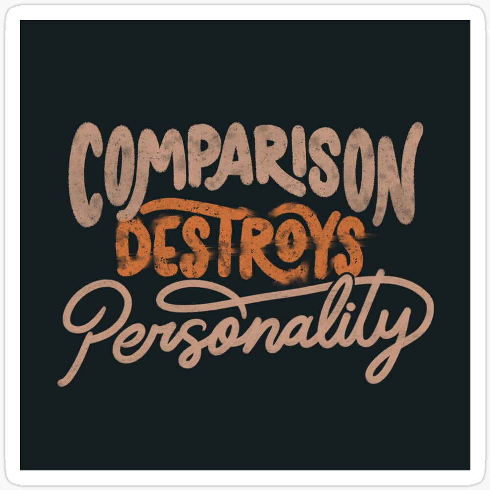 Kira Sticker - Comparison Destroys Personality Sticker - Walmart.com