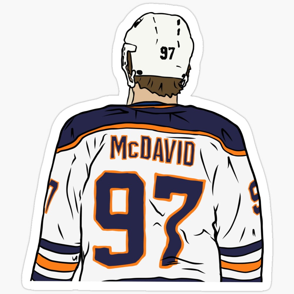 Kira Sticker - Connor Mcdavid Back-To Sticker - Single, Trio, Or Squad ...