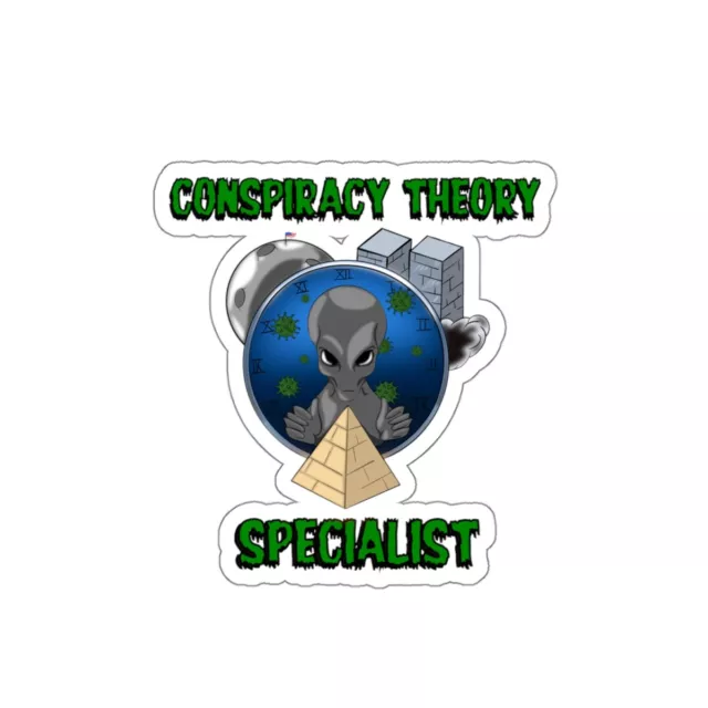Kira Sticker With Conspiracy Theory Specialist Illuminati Alien Logo ...