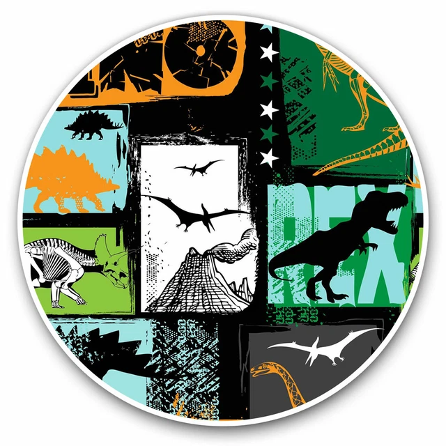 Kira Sticker With Cool Comic Book Dinosaurs Boys Son Cool Gift ...