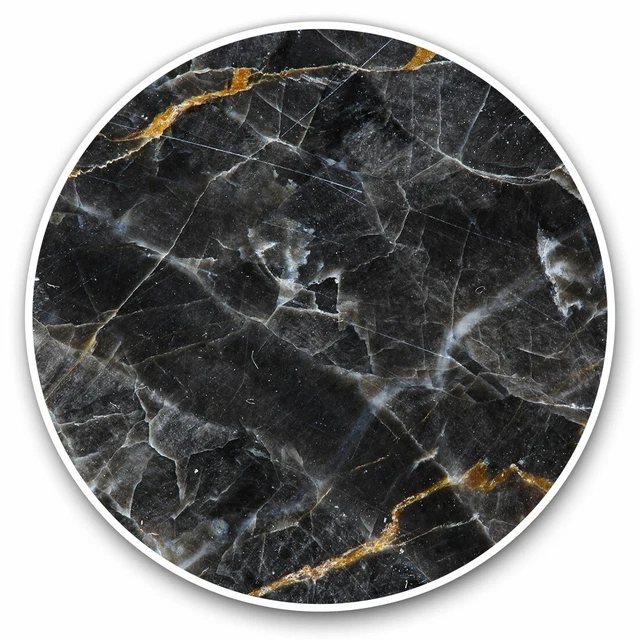 Kira Sticker With Cool Dark Grey Marble Effect Cool Gift Decorative ...