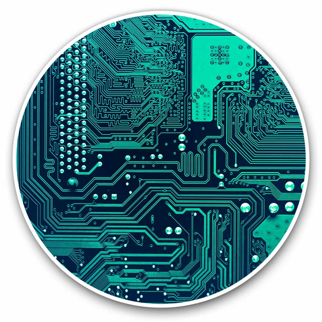 Kira Sticker With Cool Motherboard Computer Gamer Cool Gift Decorative ...