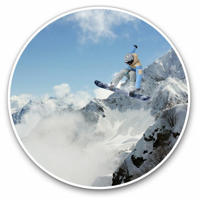 Kira Sticker With Cool Snowboarding Stunt Ski Skiing Cool Gift ...