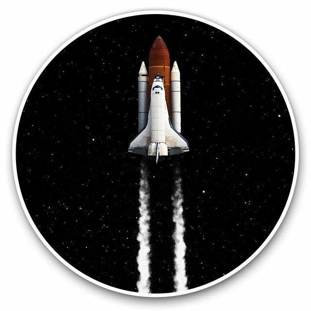 Kira Sticker With Cool Space Rocket Shuttle Solar System Cool Gift ...
