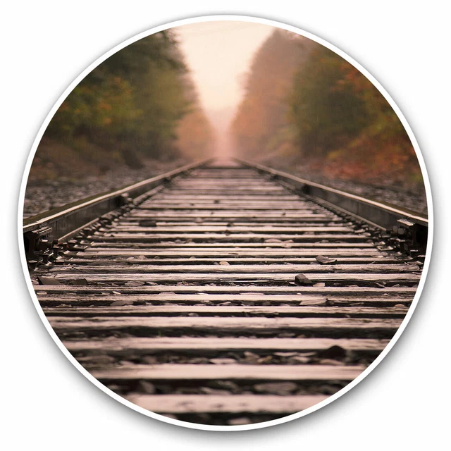 Kira Sticker With Cool Train Railway Track Trains Cool Gift Decorative ...