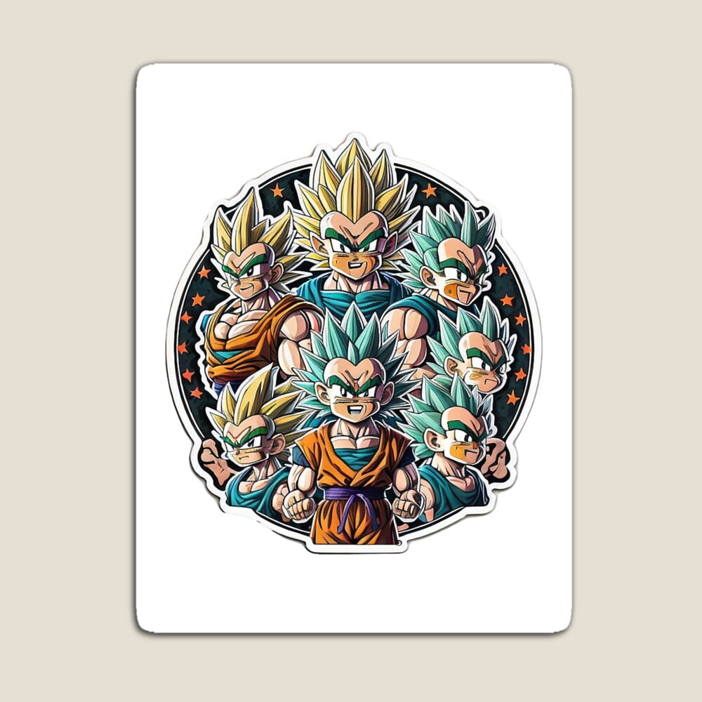 Kira Sticker With Copie De Dragon Ball Z Fathers Day Graphic Decorative ...