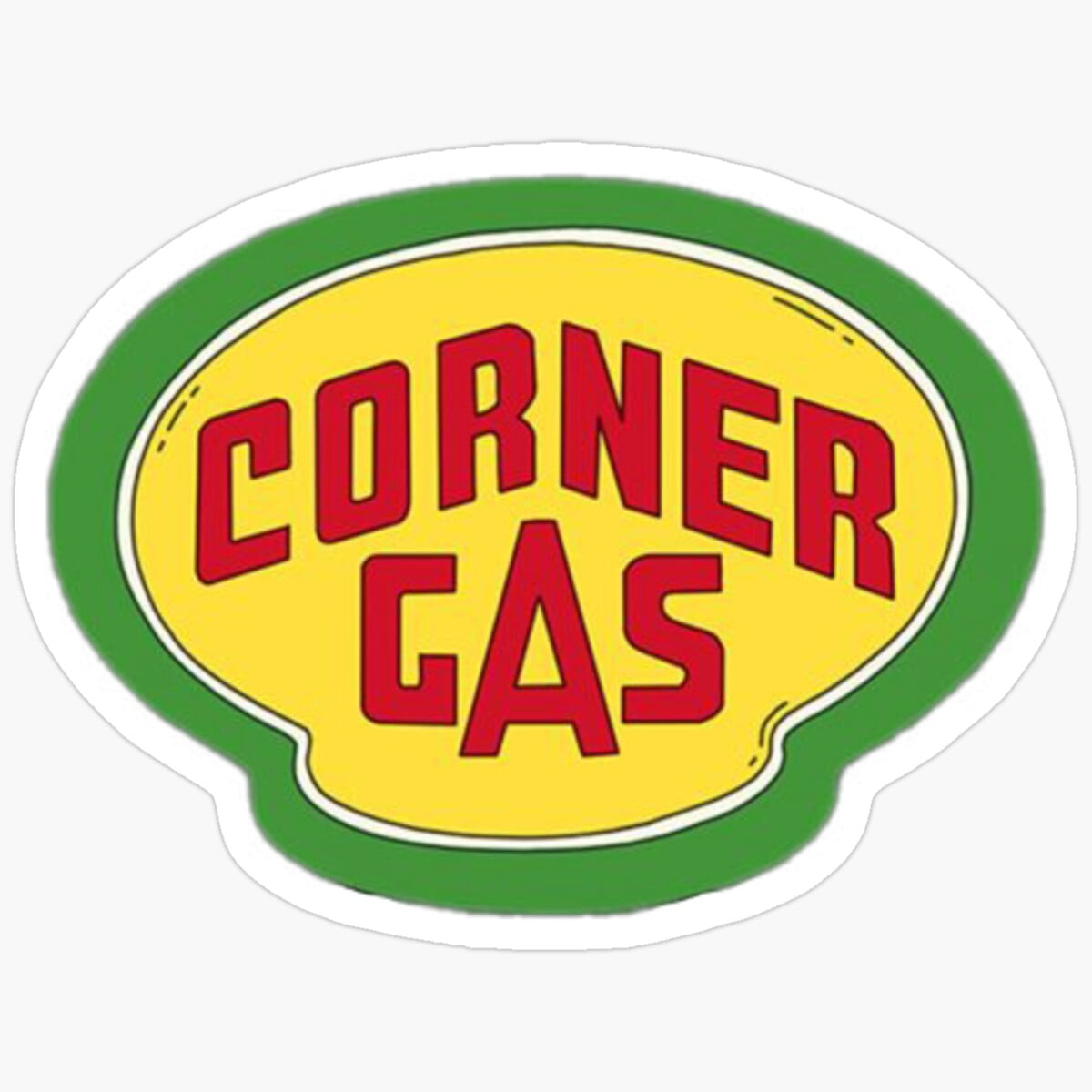 Kira Sticker - Corner Gas Logo Sticker, Funny Waterproof Decal For Pet ...