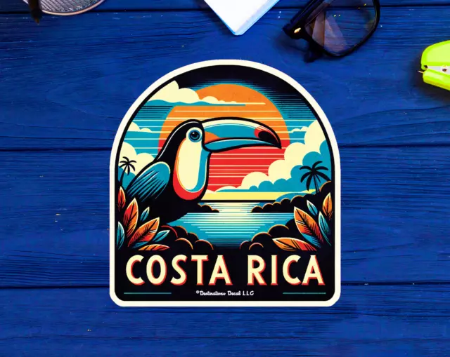 Kira Sticker With Costa Rica Pura Vida Decal Tropical Toucan Souvenir ...