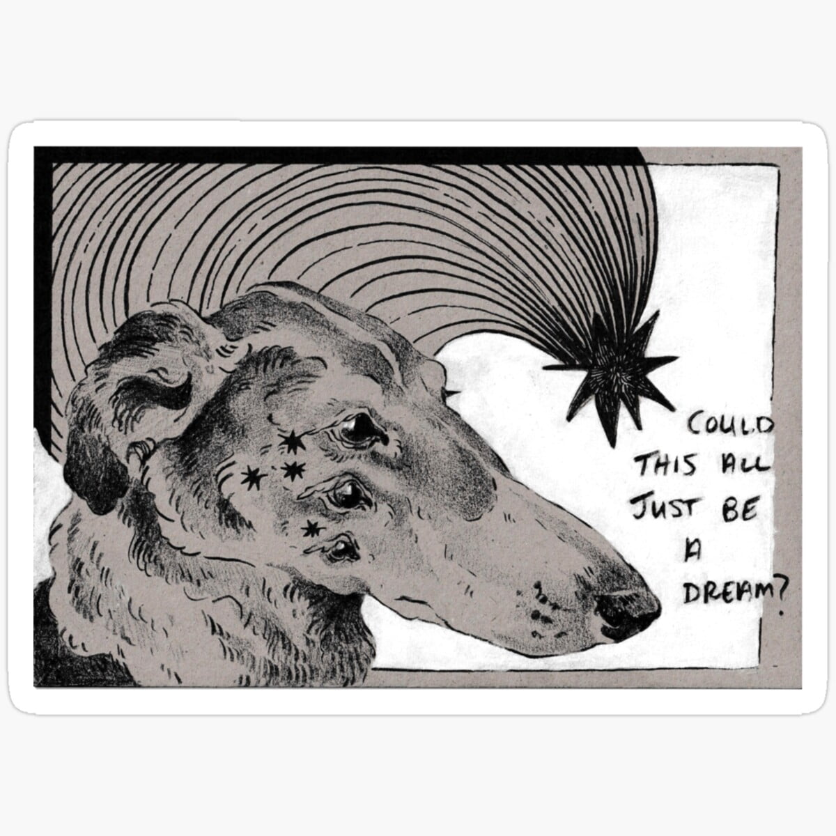 Kira Sticker - Could This All Be A Dream? Sticker, Funny Waterproof ...