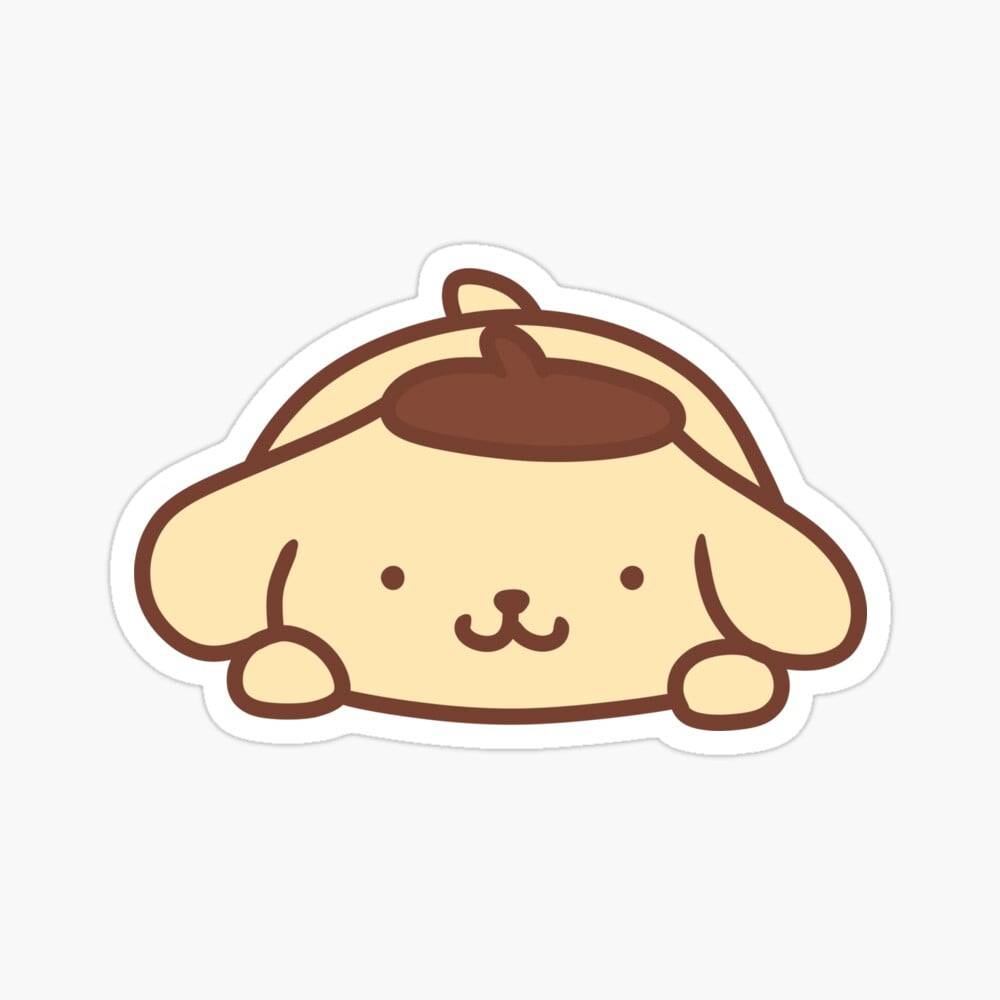 Kira Sticker With Cozy Cuddle Pompompurin Too Cute To Resist Decorative ...