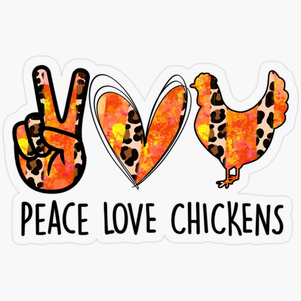 Kira Sticker With Crazy Chicken Lady Hen Rooster Farm Lover Cute ...