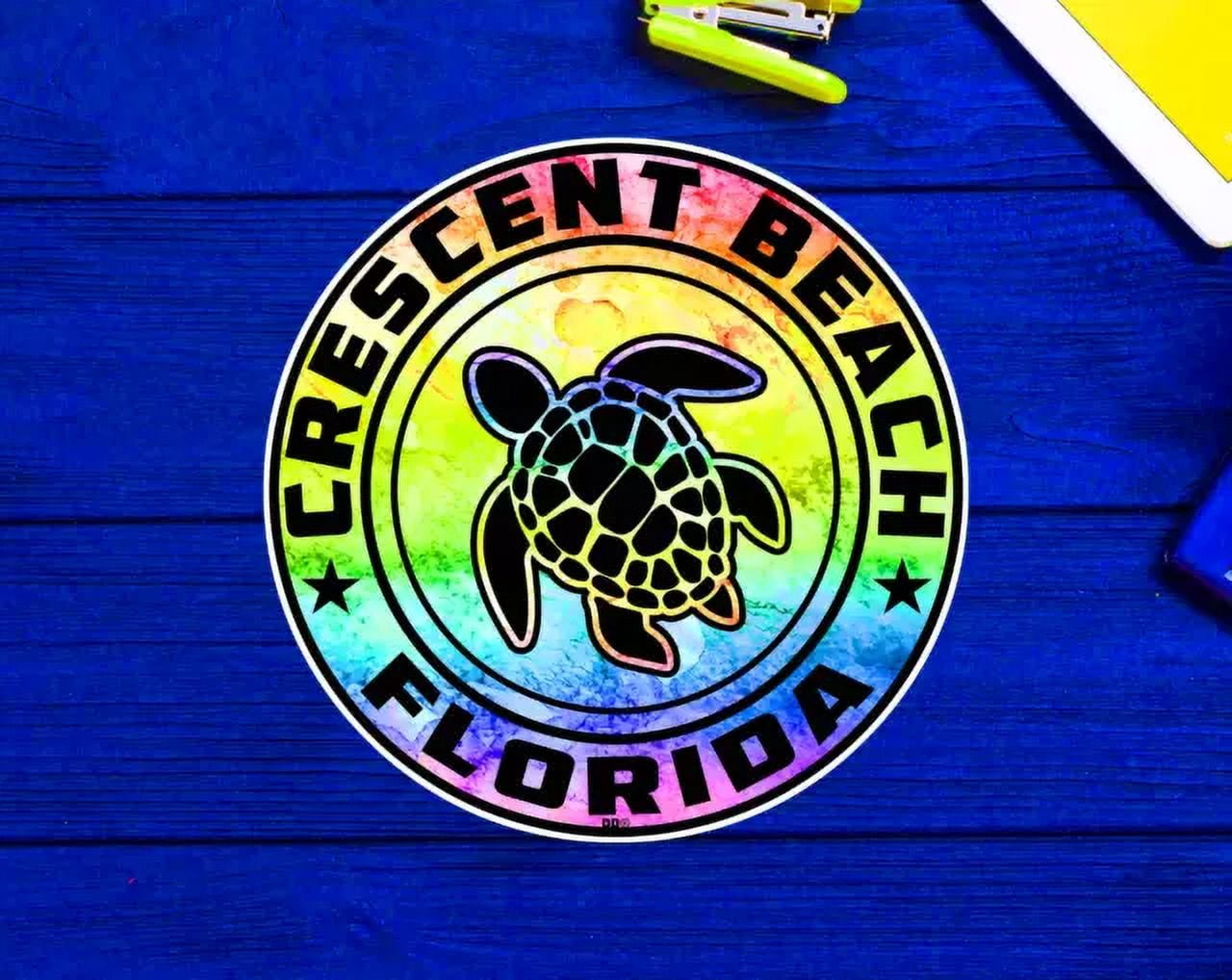 Kira Sticker With Crescent Beach Florida Beach Decal Sea Turtle ...