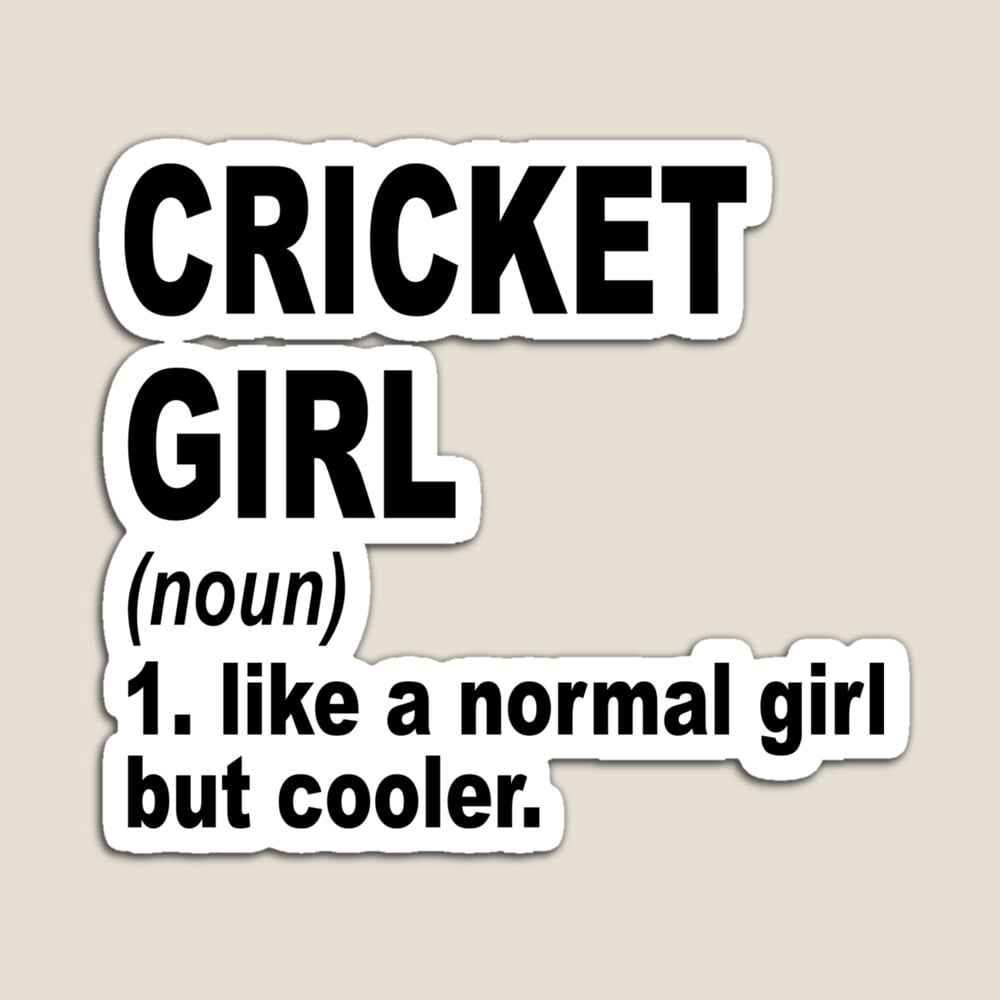 Kira Sticker With Cricket Sister,Cricket Girl Like A Normal Girl But ...