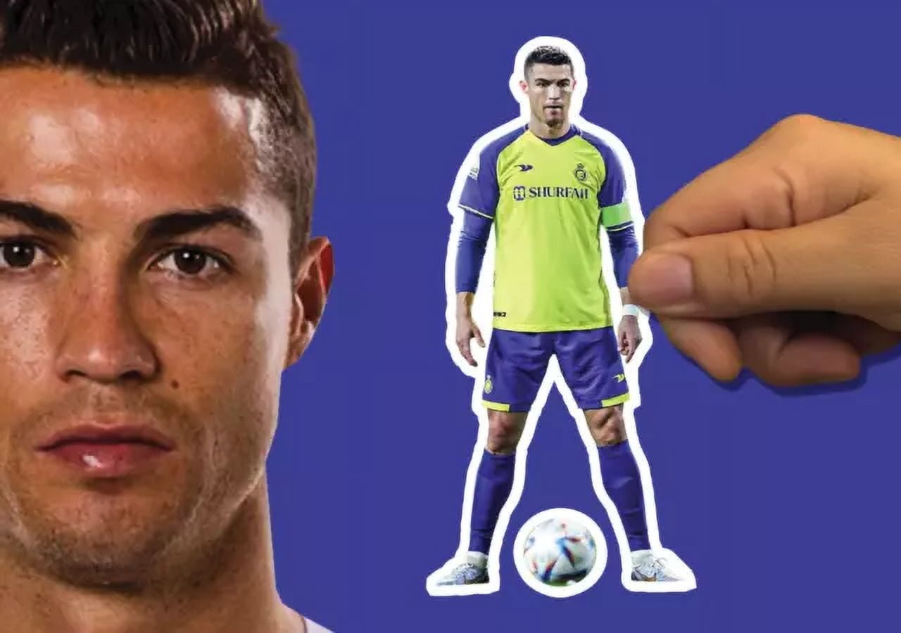 Kira Sticker With Cristiano Ronaldo Decal Vinyl Al Nassr Soccer For Car ...