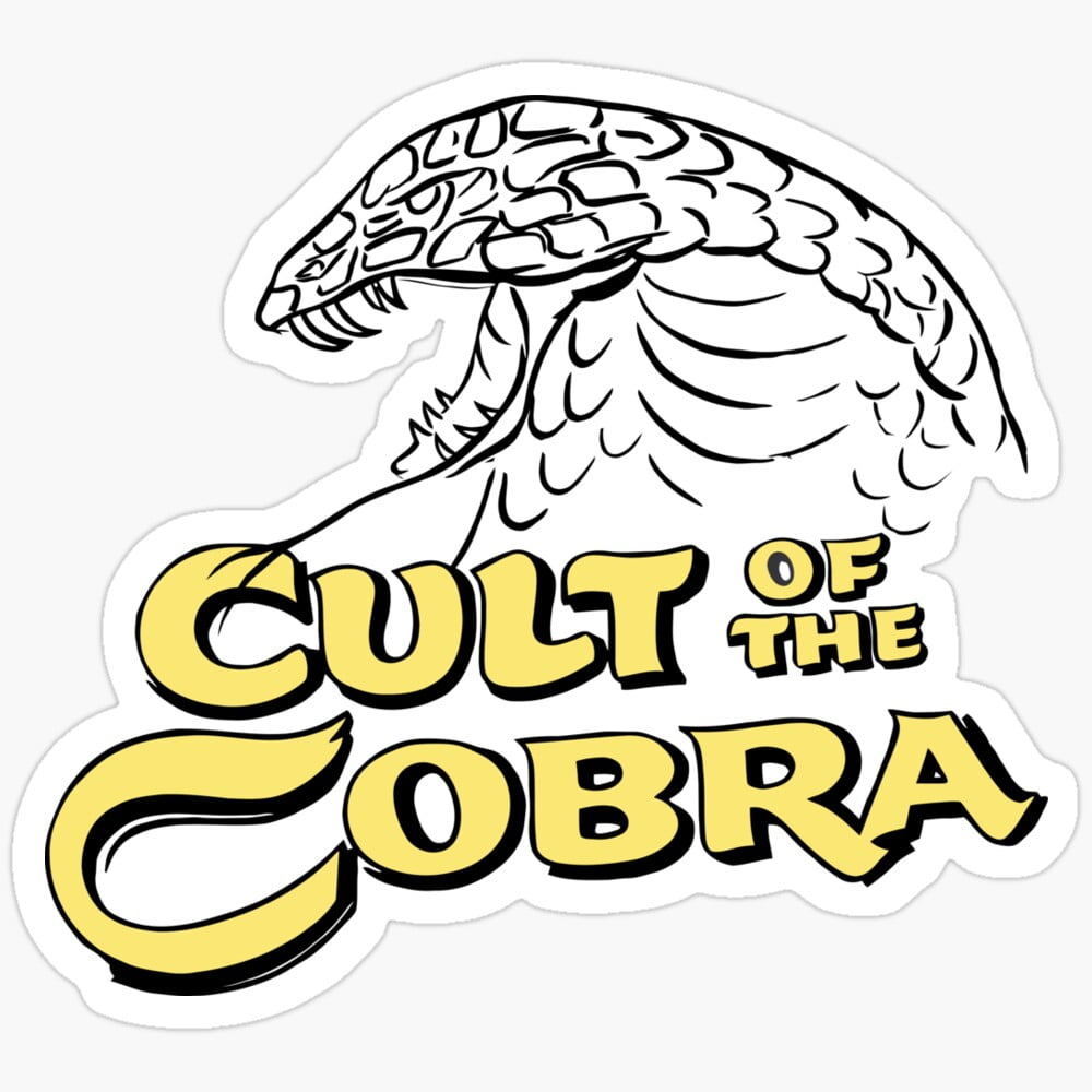 Kira Sticker - Cult Of The Cobra - Phone Stickers, Waterproof Decals Water Bottles, - Walmart.com