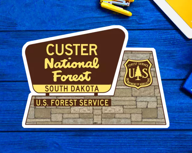 Kira Sticker With Custer National Forest Decal South Dakota Decorative ...