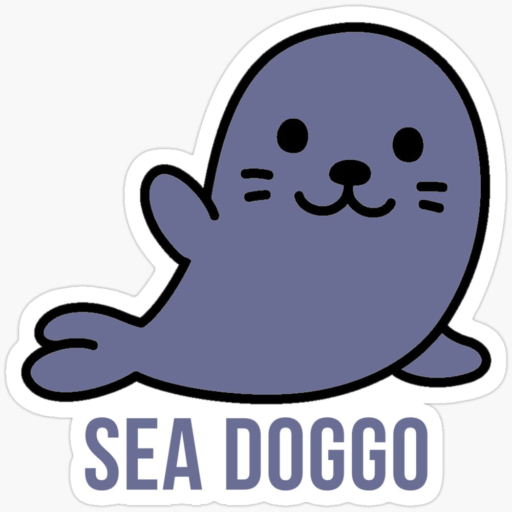 Kira Sticker - Cute Animalseal (Sea Doggo) Perfect Gift for everyone ...
