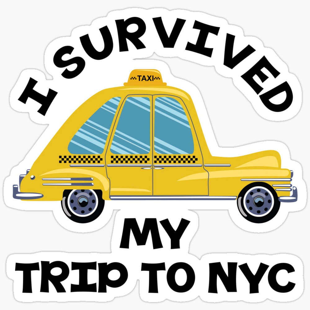 Kira Sticker - Cute Car Design I Survived My Trip To Nyc Gift For You ...