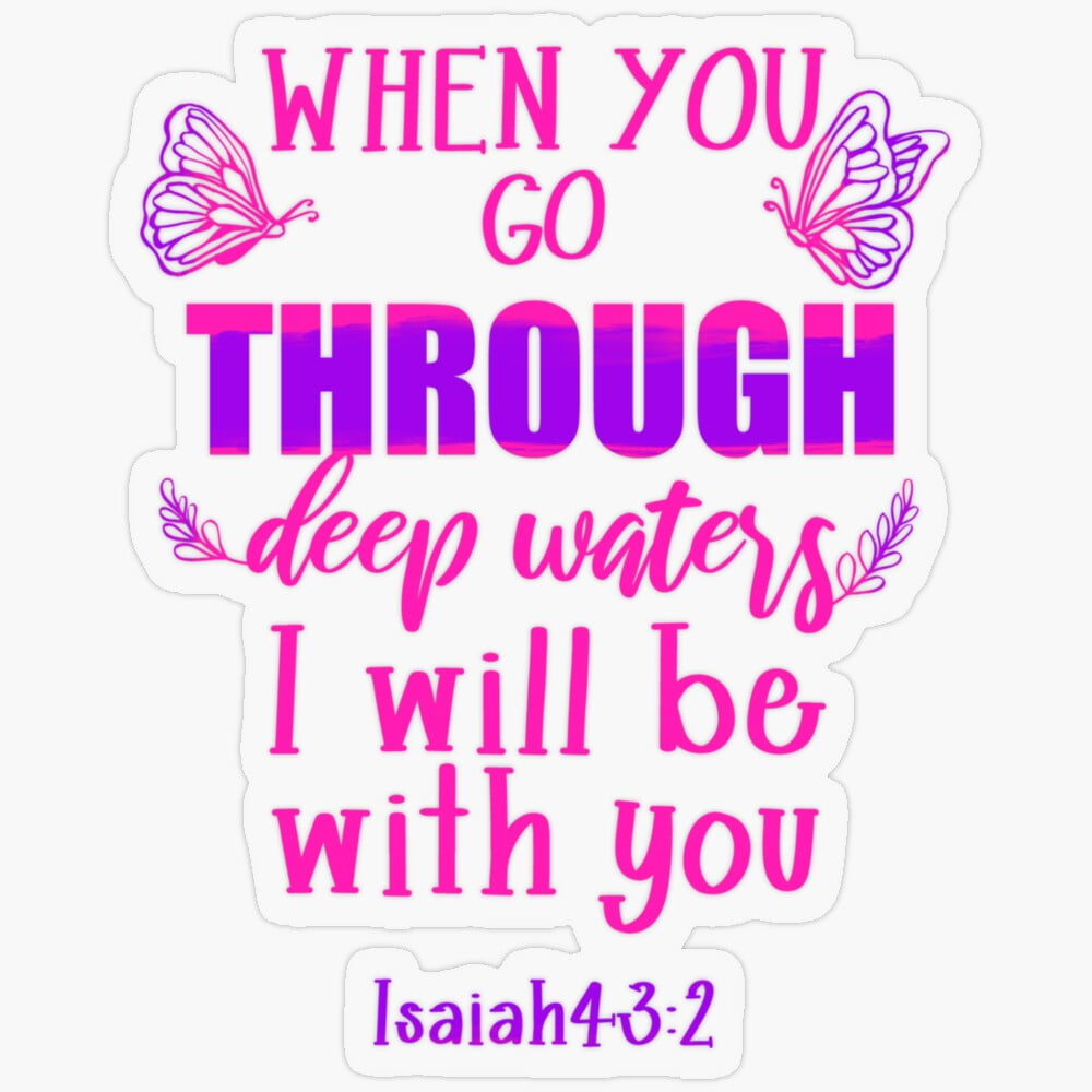 Kira Sticker With Cute Christ God Jesus Bible Verse Quote Inspirational ...