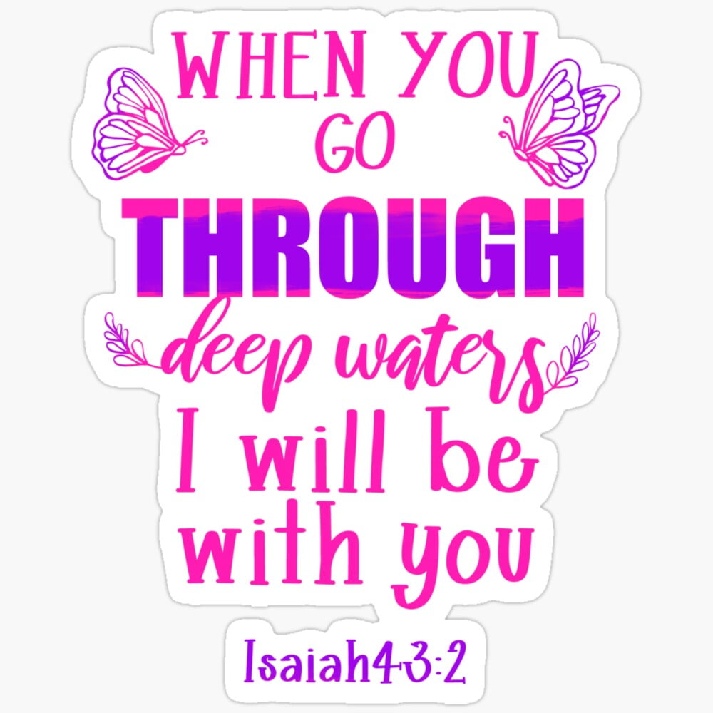 Kira Sticker - Cute Christ God Jesus Bible Verse Quote Inspirational ...