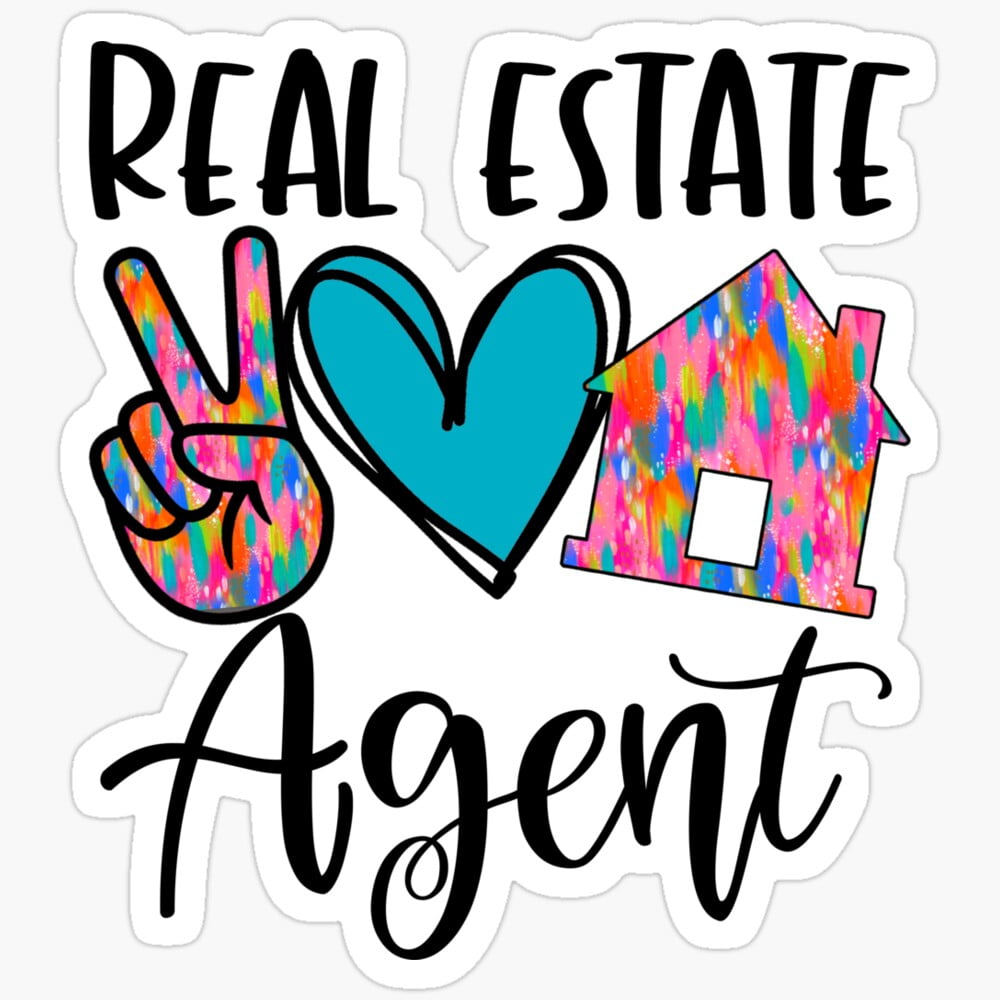 Kira Sticker - Cute Funny Sold Women Woman Real Estate Agent Rea House ...