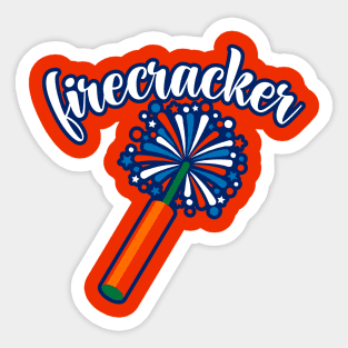 Kira Sticker With Cute July 4Th Firecracker Graphic Design - 4Th Of ...
