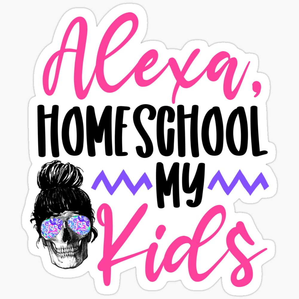 Kira Sticker With Cute Quarantine Social Distancing Alexa Homeschool My ...