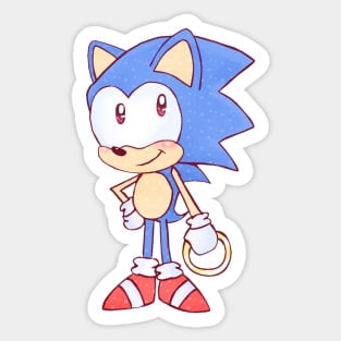 Kira Sticker With Cute Sonic Sticker & Cute Hedgehog, Cute Stuff, Game ...