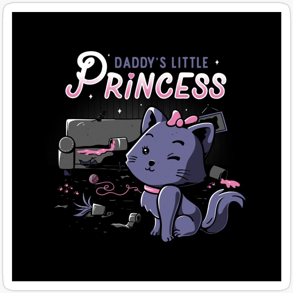 Kira Sticker - Daddy'S Little Princess Sticker - Walmart.com