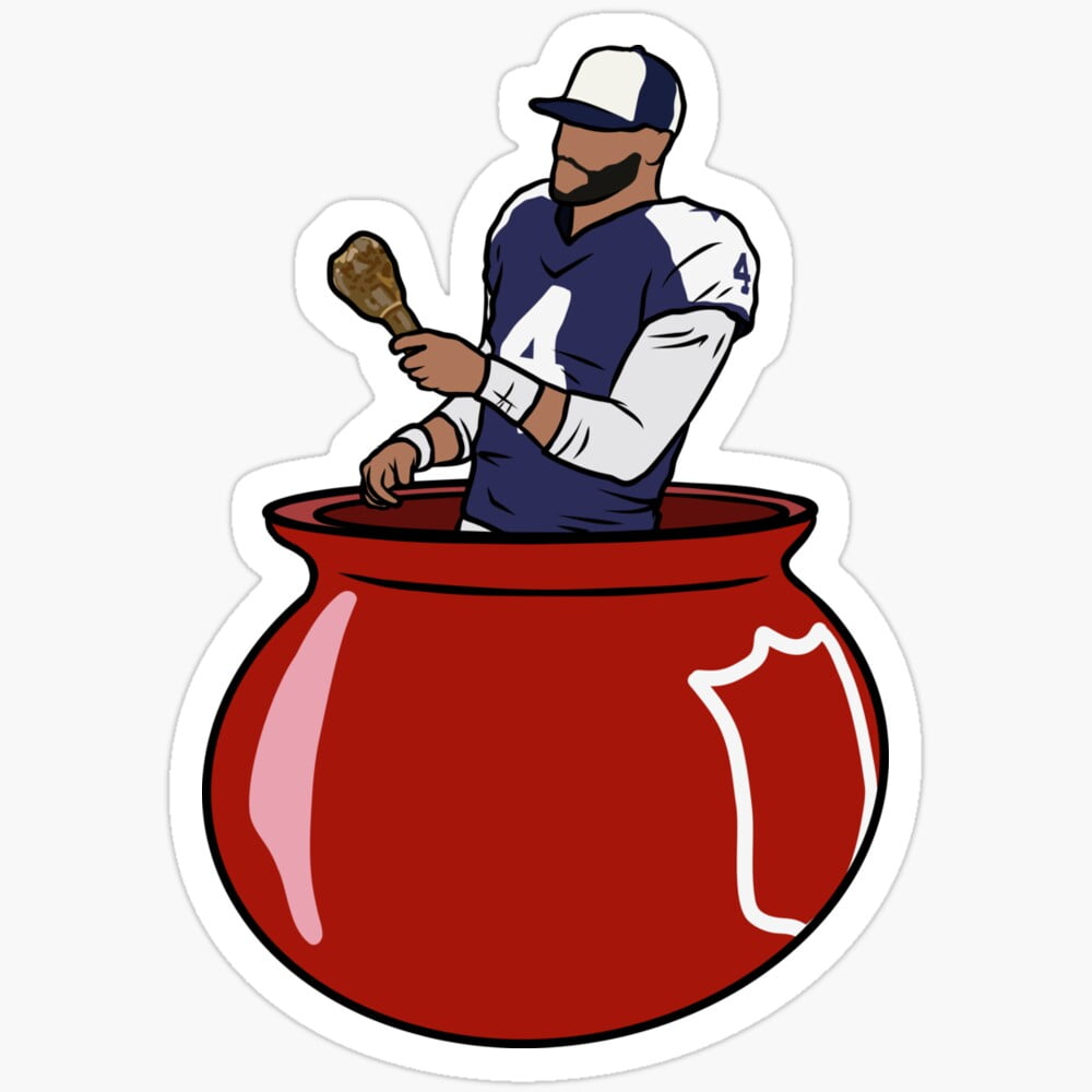 Kira Sticker - Dak Prescott Turkey Leg Celebration Sticker - Single ...