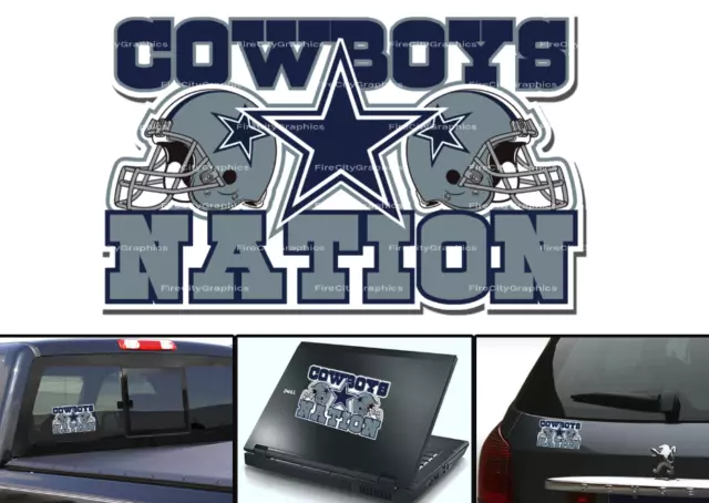 Kira Sticker With Dallas Dallas Football Team Decal Nation Car Truck ...